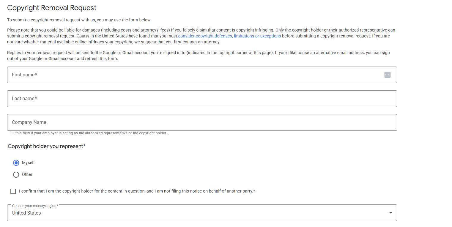 How To Submit A Google DMCA Takedown Notice | Reputation911